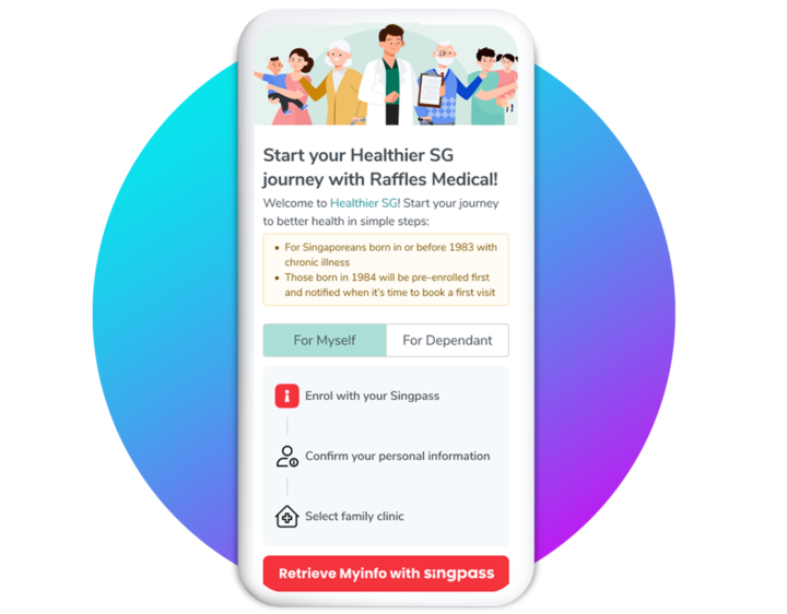 Healthier SG Clinic Sign up & Benefits » Raffles Medical Singapore