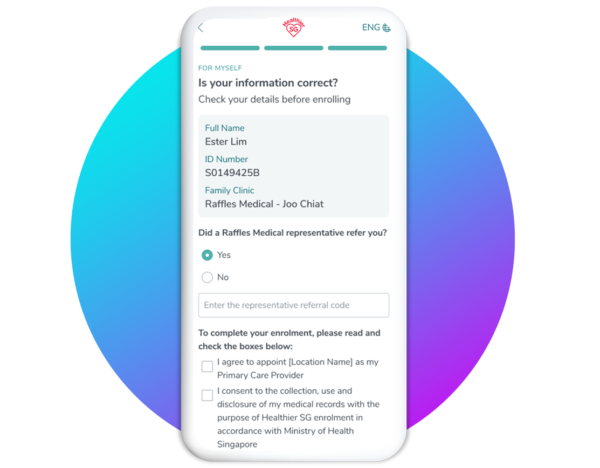 Healthier SG Clinic Sign up & Benefits » Raffles Medical Singapore